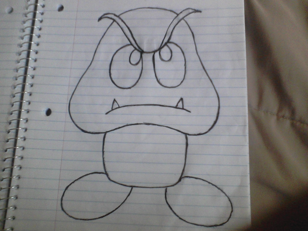 Goomba Drawing by LionheartOC - DragoArt