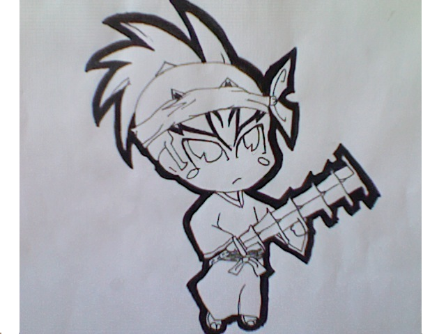 Chibi Renji Abarai Drawing by Zenna - DragoArt