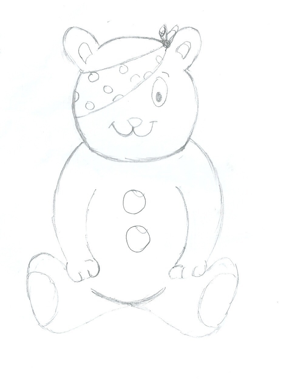 Pudsey Bear Drawing by kimlord270 - DragoArt