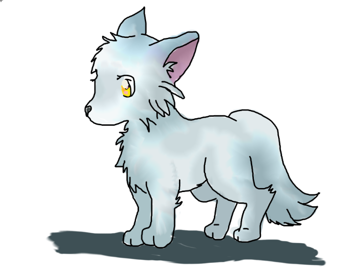 Anime Ice Fox Drawing by Vampirefoxgirl - DragoArt