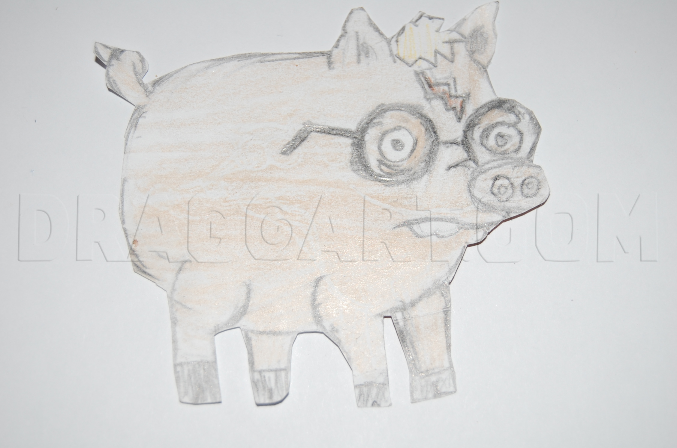 How To Draw A Realistic Pig Step By Step