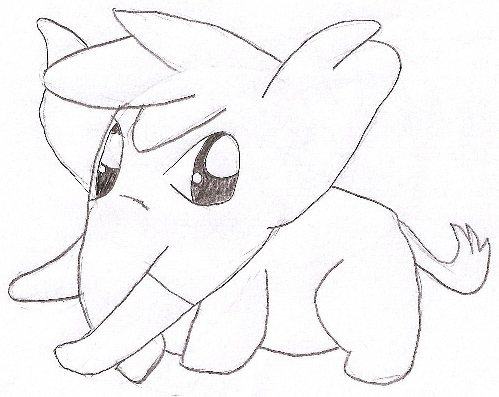 Baby Wooly Mammoth Drawing by lalaolivia4ever - DragoArt