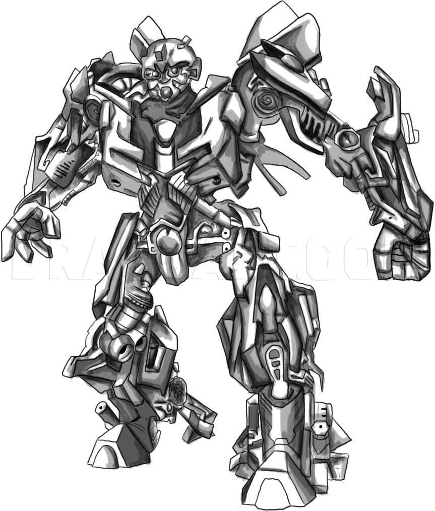 How To Draw Bumblebee Step By Step Drawing Guide By Dawn DragoArt