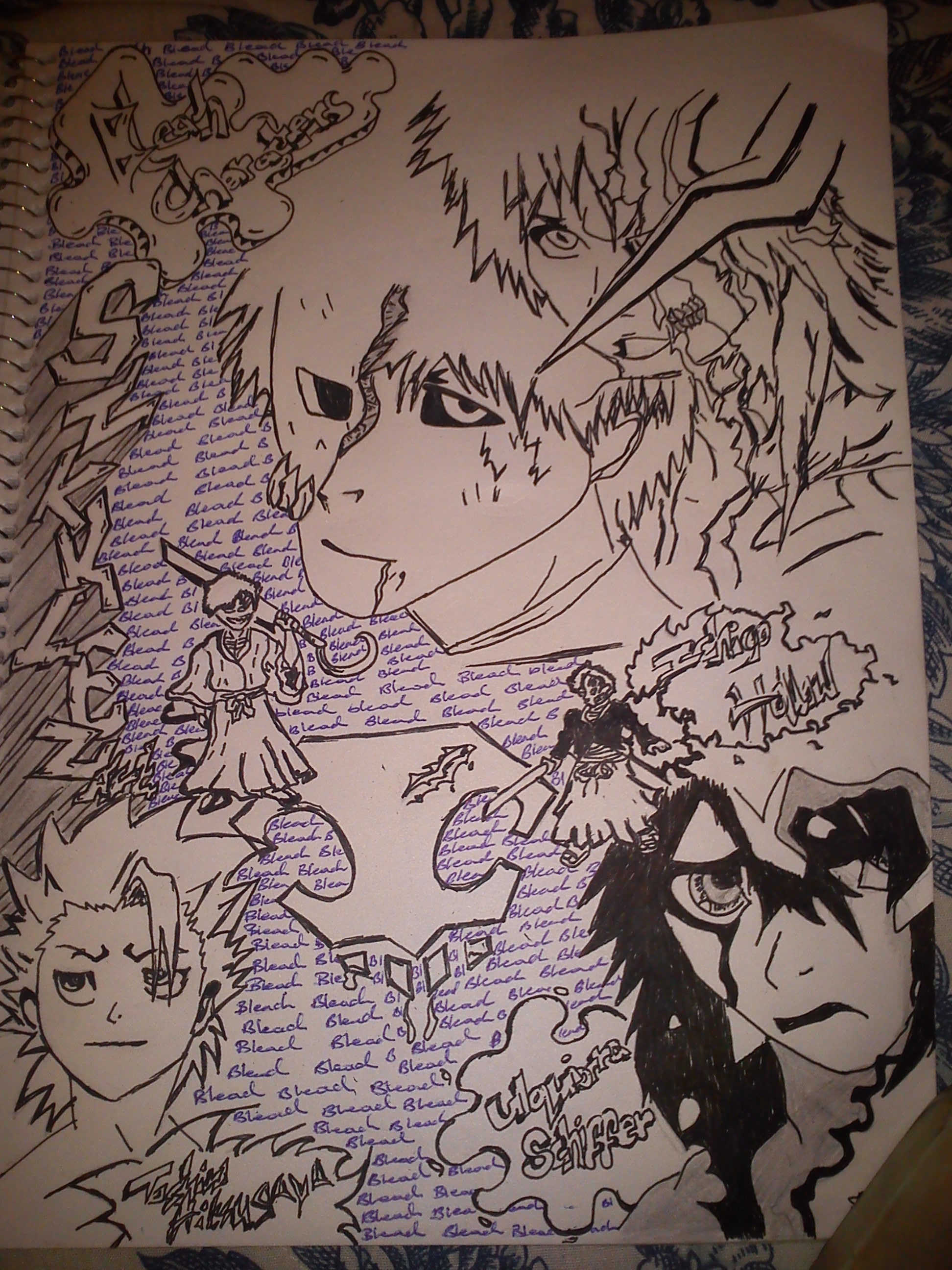 Bleach Characters Combined Drawing by SikKiddie - DragoArt