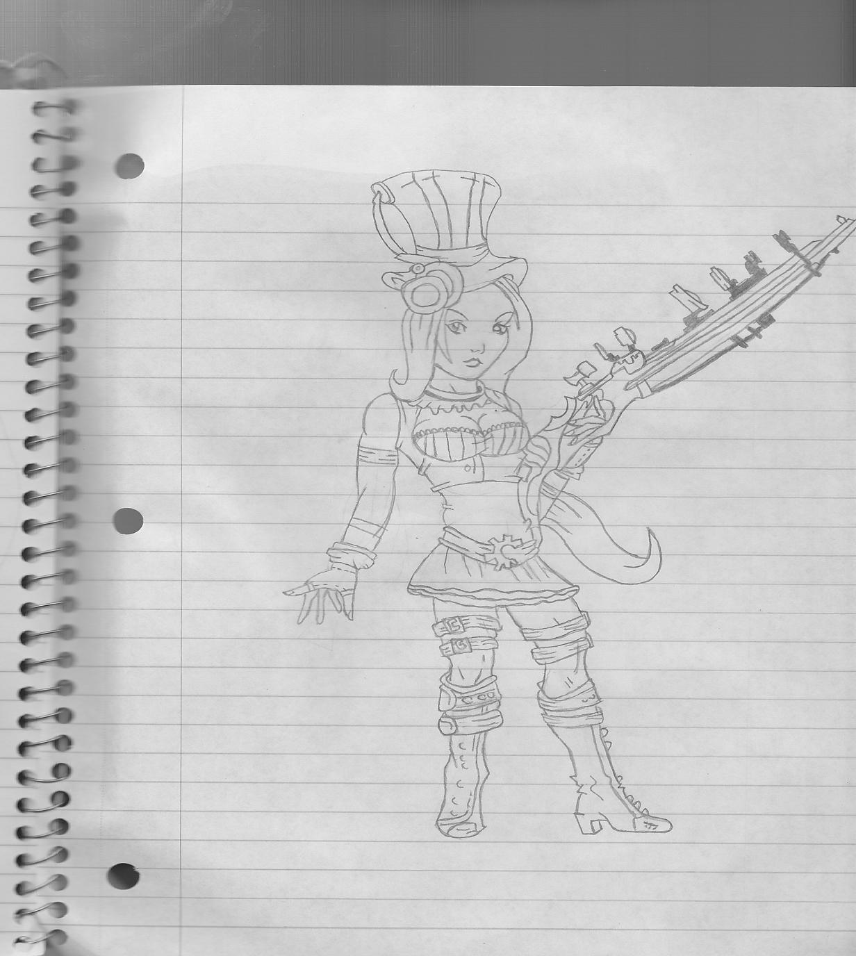 Caitlyn, League Of Legends Drawing by Funky_Mushroom - DragoArt