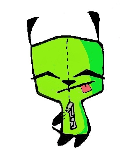 Paint Gir Drawing by Melissaa - DragoArt