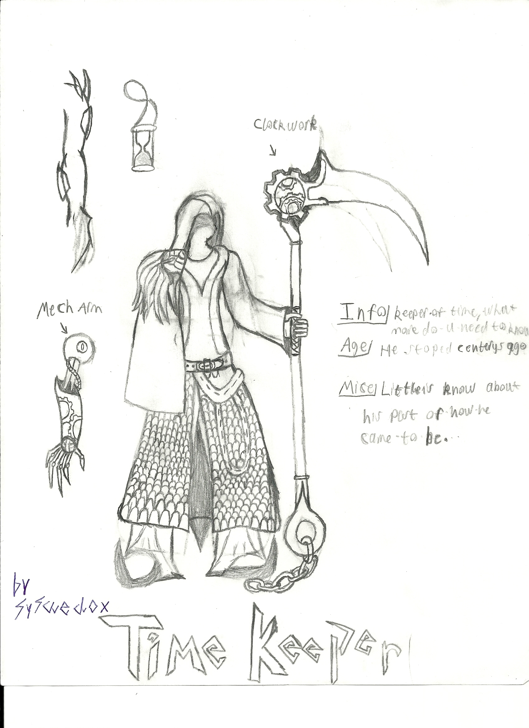 The Time Keeper Drawing by Sysaedox - DragoArt