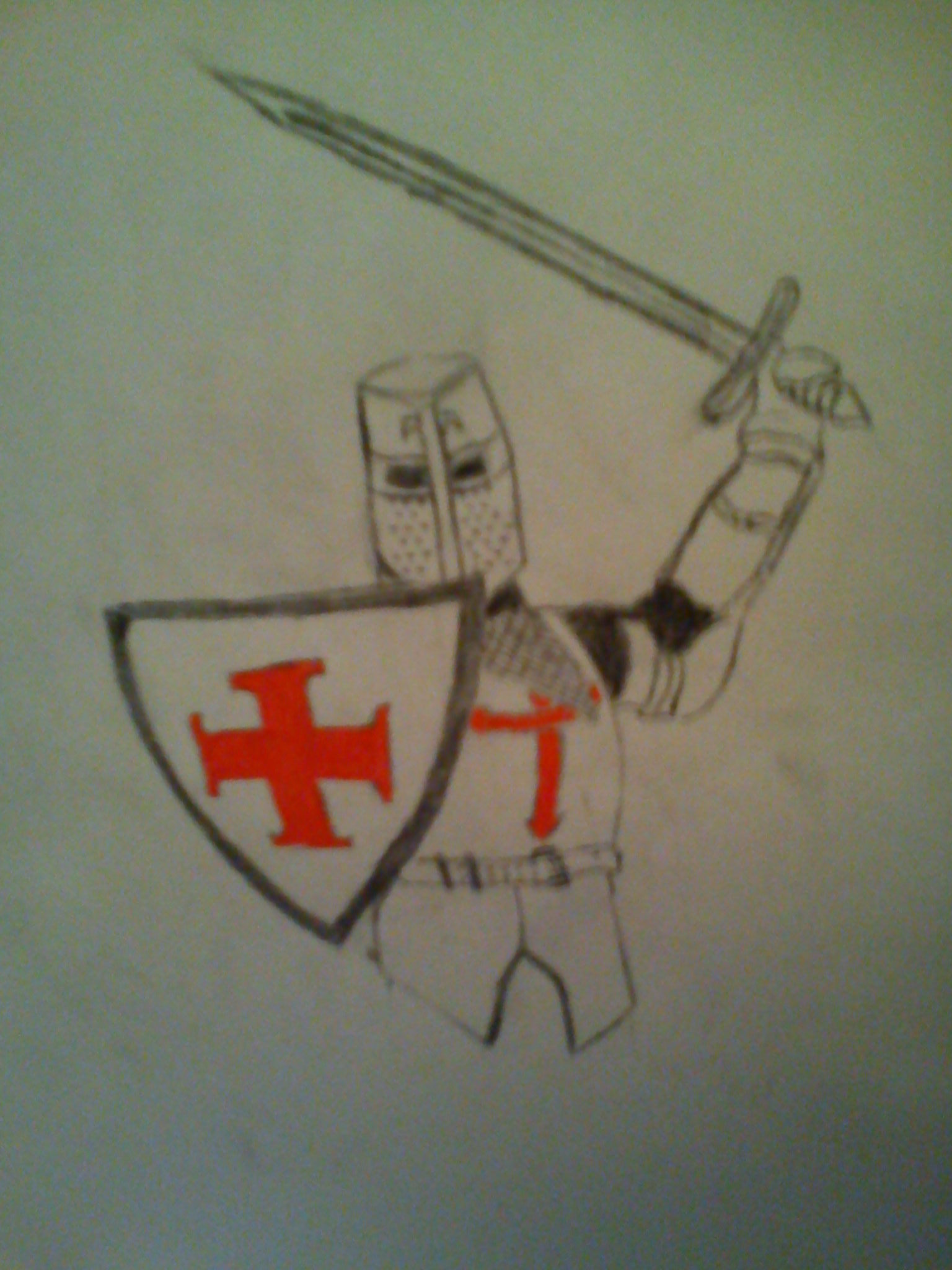 Knights Templar Drawing by folcon5 - DragoArt