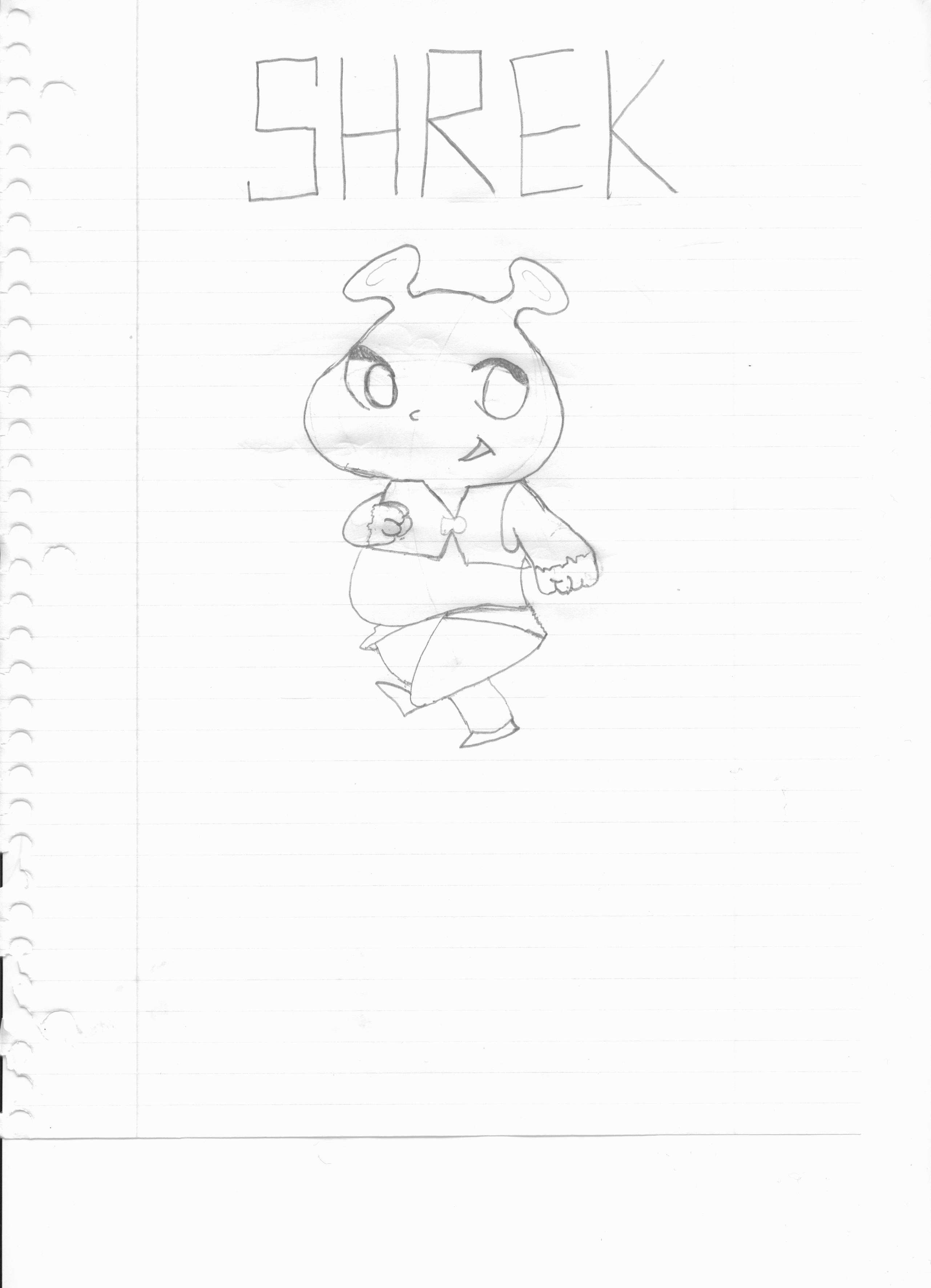 Chibi Shrek Drawing by koolchick - DragoArt
