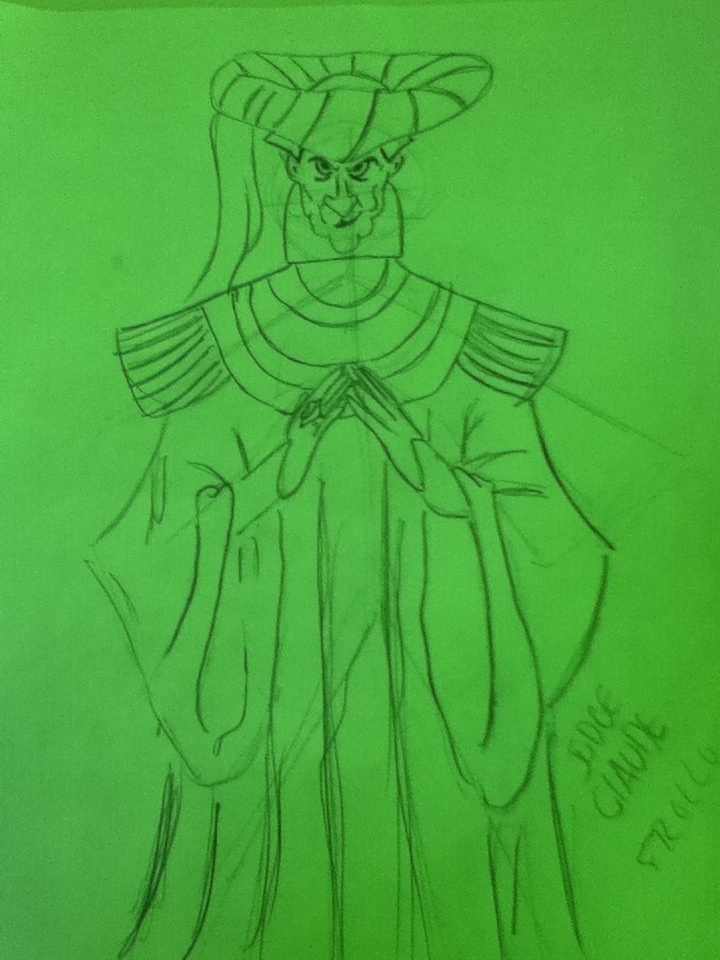 Judge Claude Frollo Drawing by CSArtiste - DragoArt