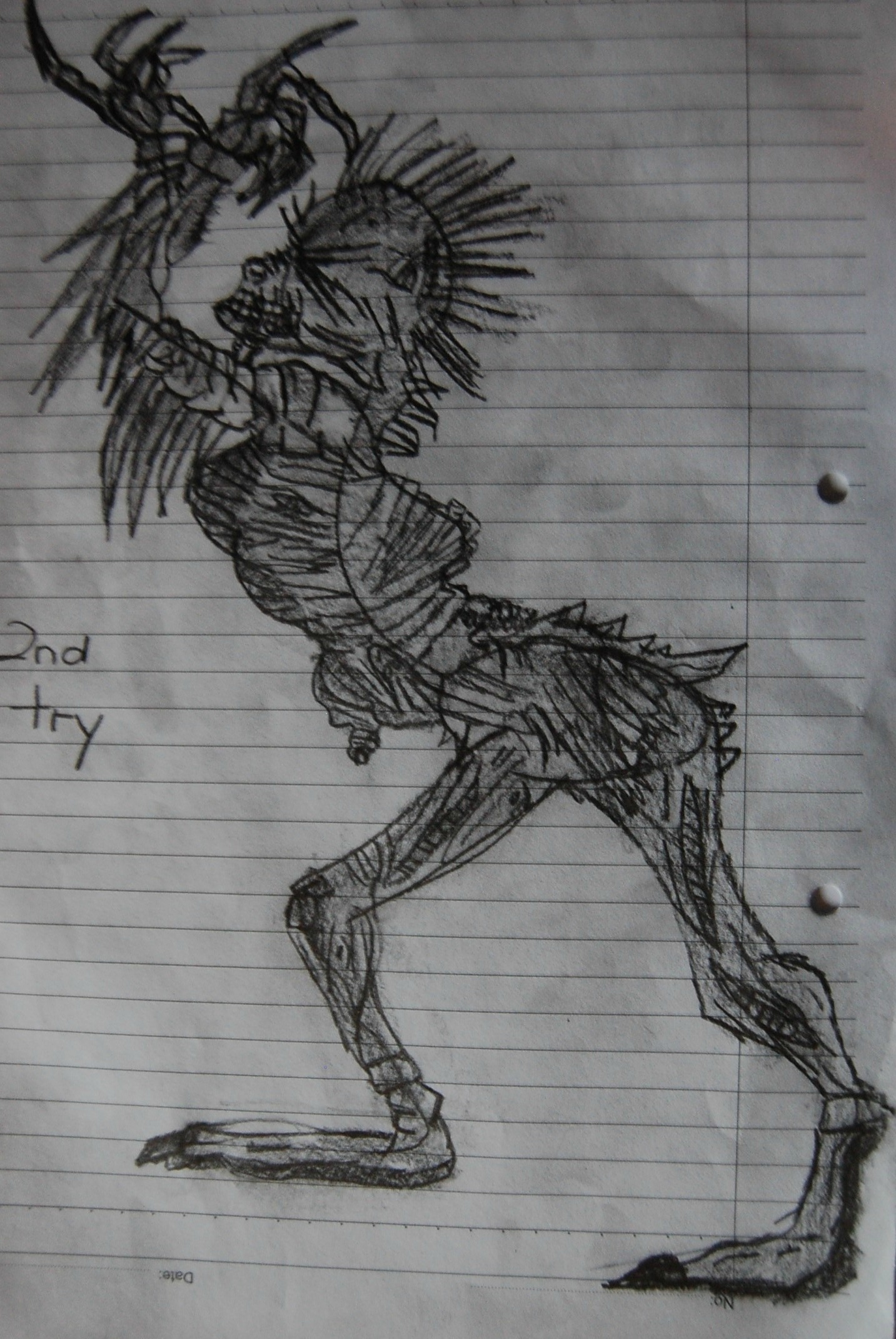 The Forsaken One Drawing by Homakchu - DragoArt
