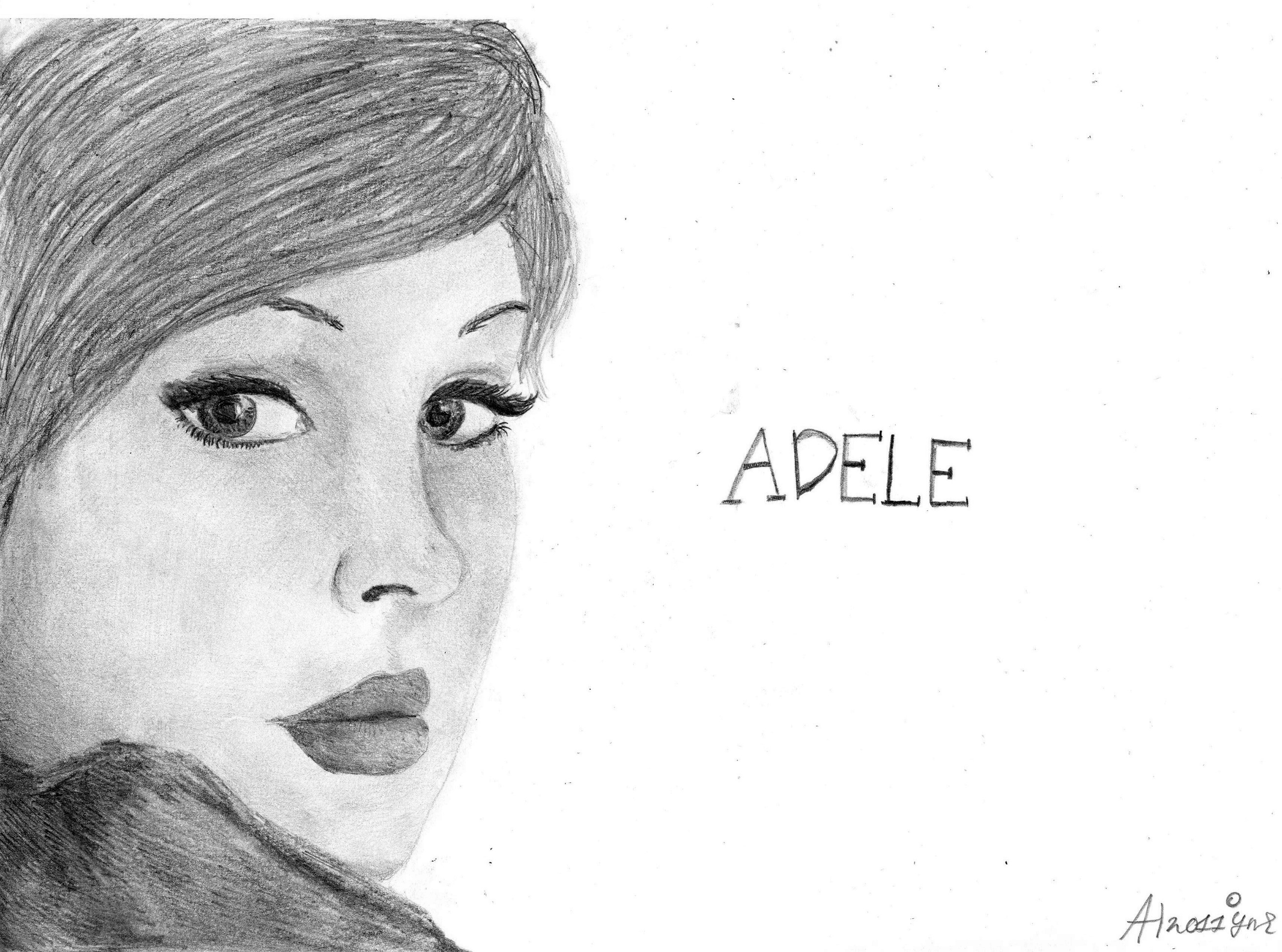 Adele Drawing by Anneliekee - DragoArt