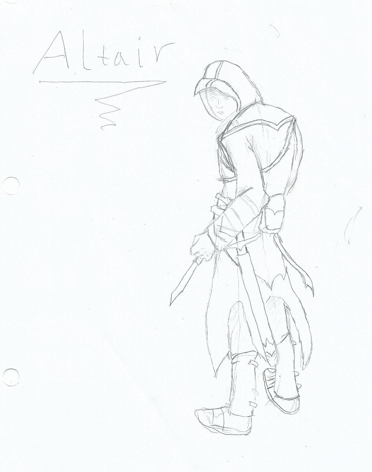 Altair Drawing by midboe - DragoArt