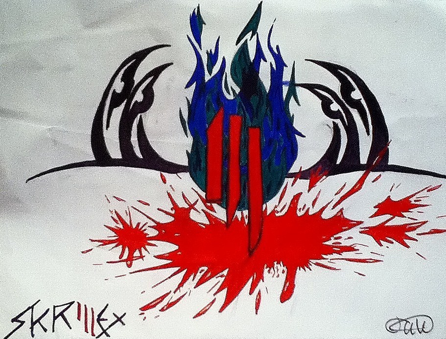 Skrillex Logo Fan Art Drawing by taw007 - DragoArt