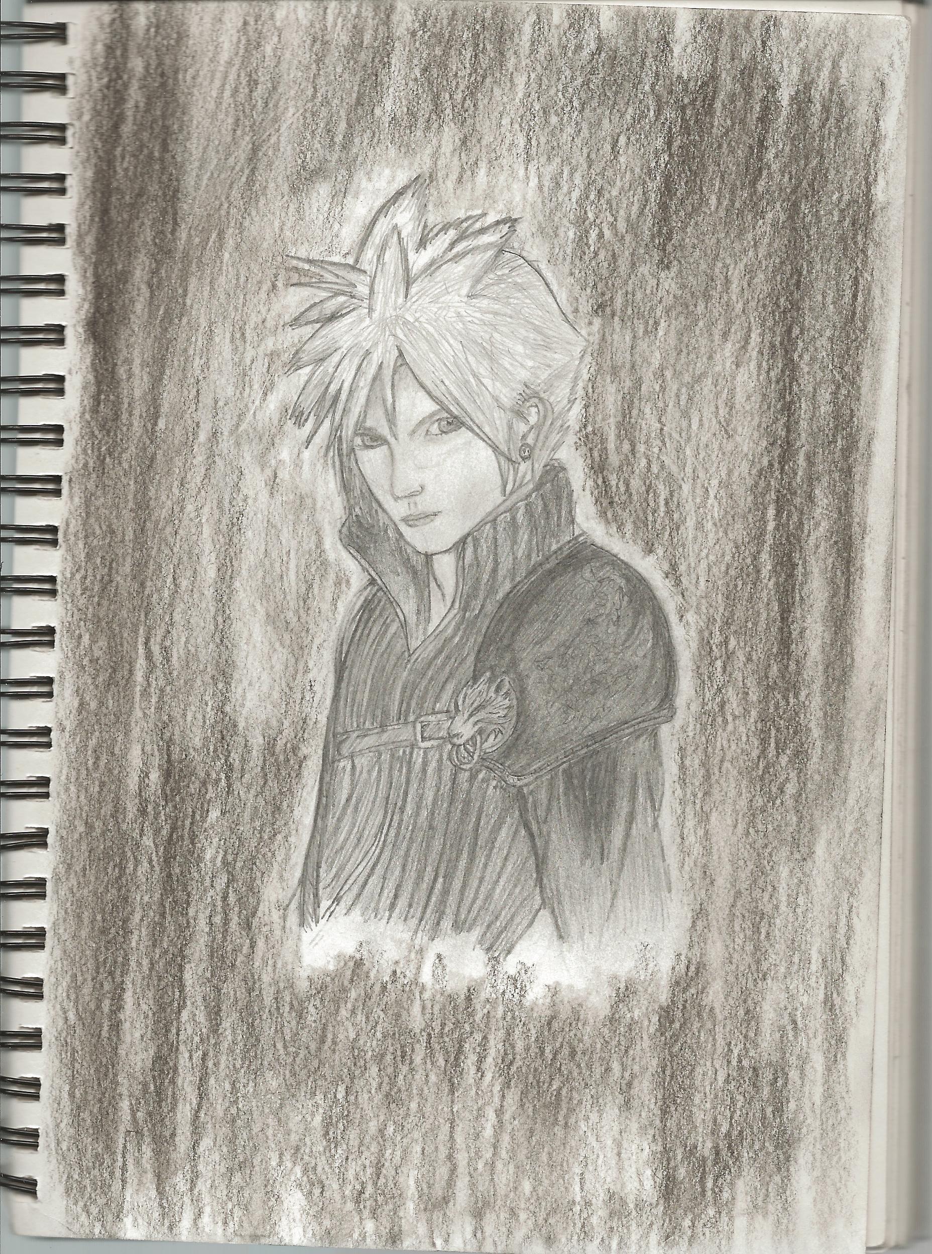Cloud Strife Finished Drawing by Ziiteara - DragoArt