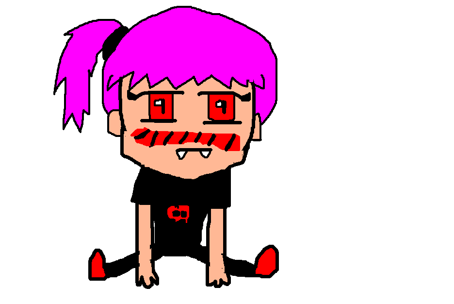 Chibi Vampire Character Drawing by giraffey9 - DragoArt