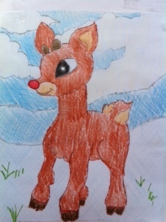 Rudolph Drawing by wolvesareawesome112 - DragoArt