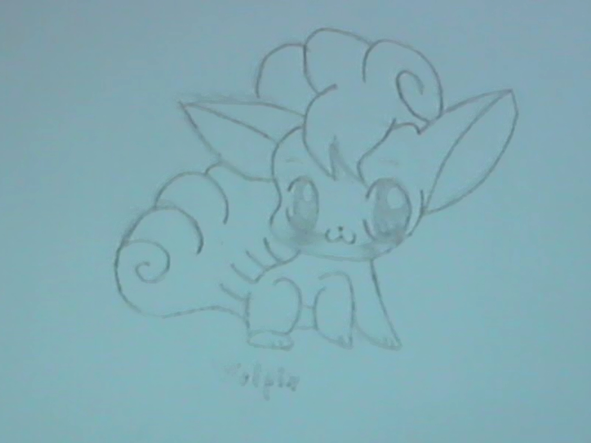 Chibi Vulpix Drawing by pielover628 - DragoArt