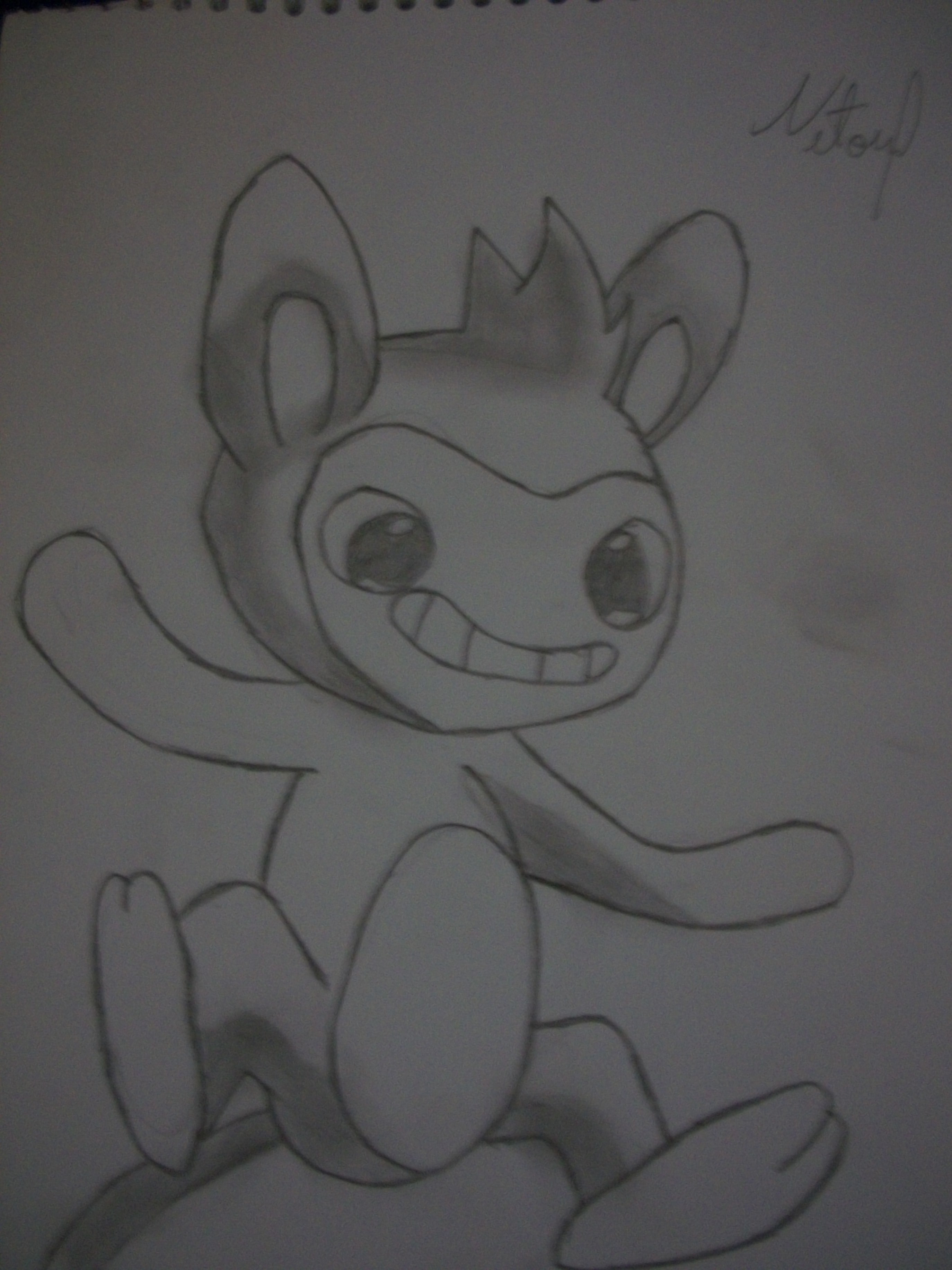 Aipom Drawing by Manoel - DragoArt