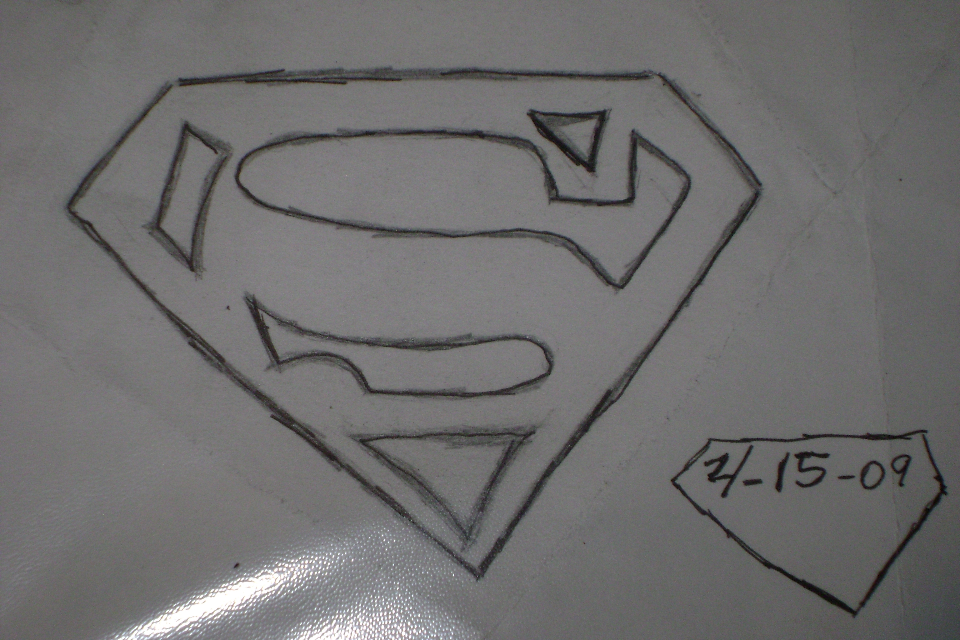Superman Sign Drawing by home365 - DragoArt