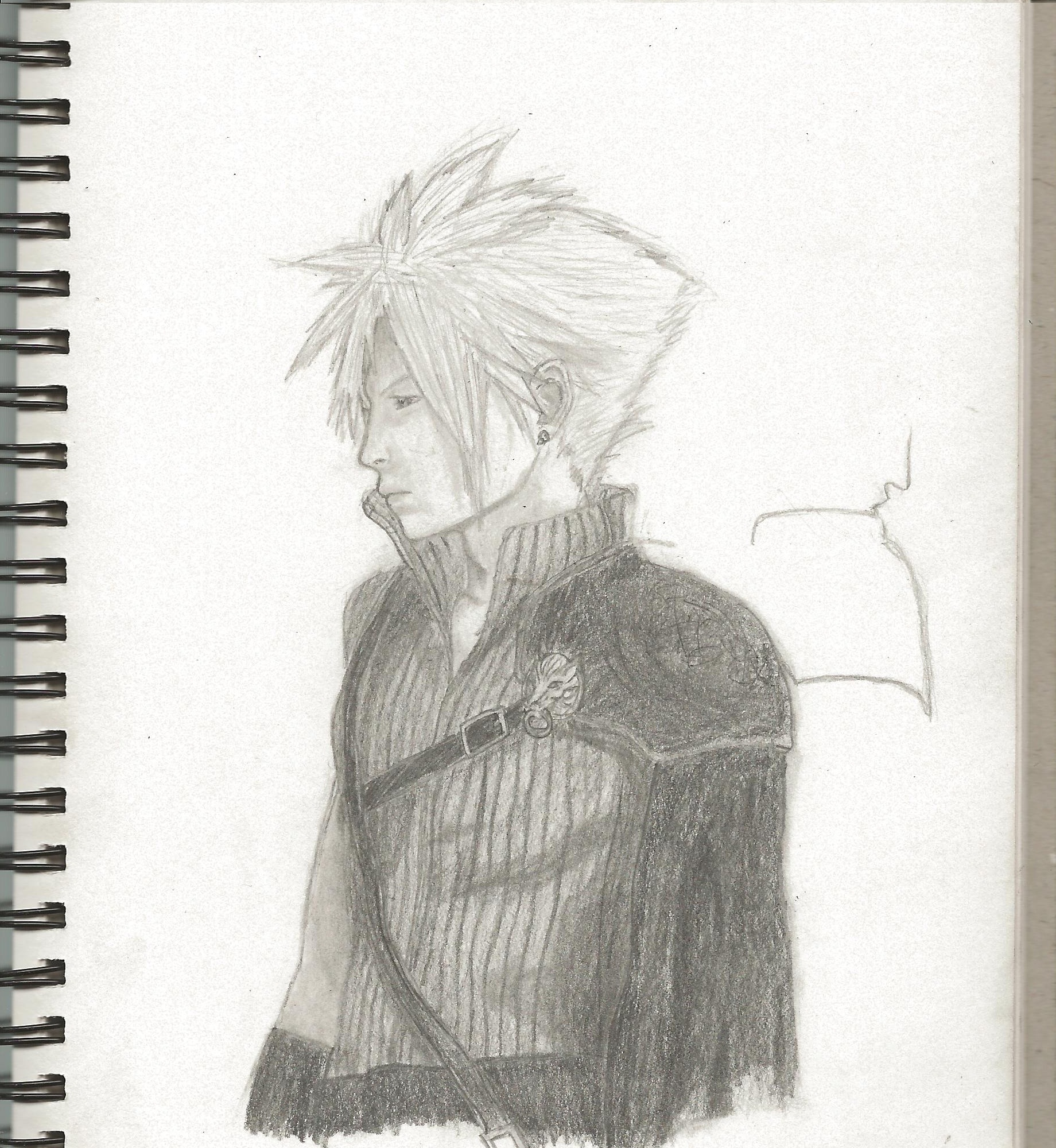 Cloud Strife Drawing by Ziiteara - DragoArt
