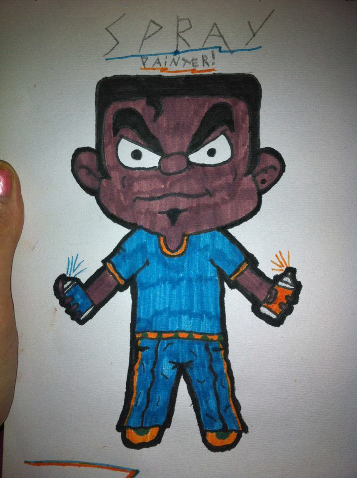 Graffiti Guy Drawing by jazzajaylfc - DragoArt