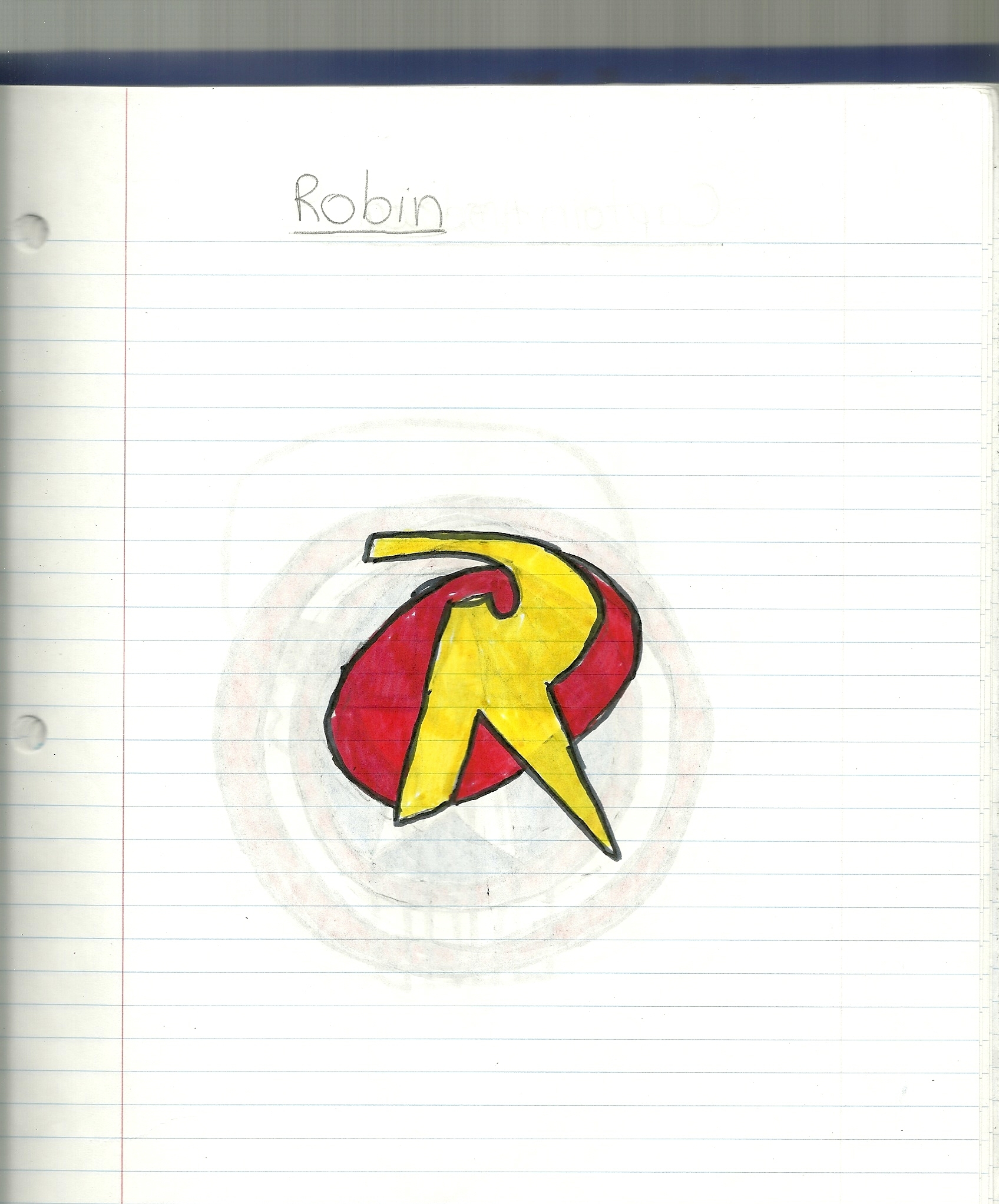 Robin Logo Drawing by predator - DragoArt