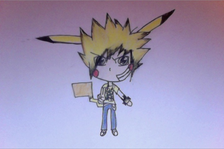Scene Pikachu Boy Drawing by Zenna - DragoArt
