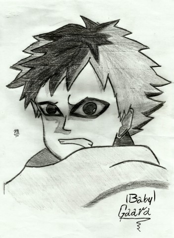 Baby Gaara Drawing by meloomatheus - DragoArt
