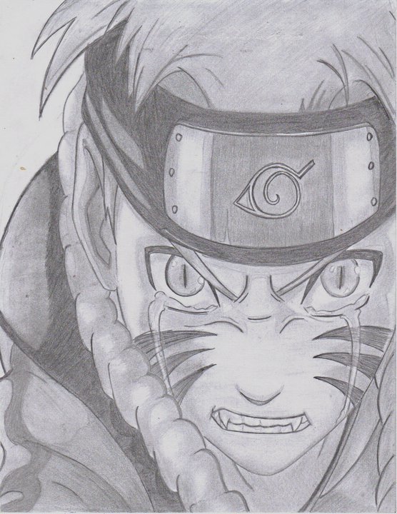 Naruto Crying Drawing by Naeem - DragoArt