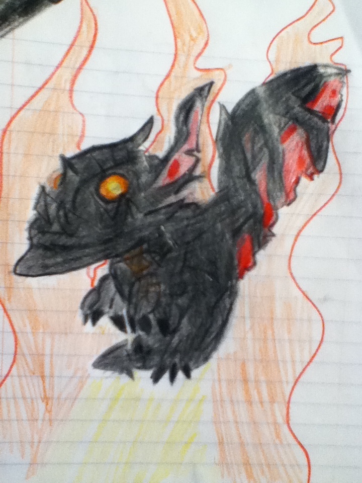 Lil Deathwing Drawing by skatefreek - DragoArt