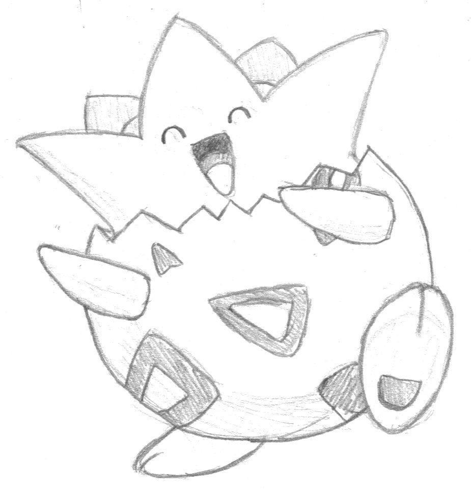 Togepi Drawing by poetfaery - DragoArt