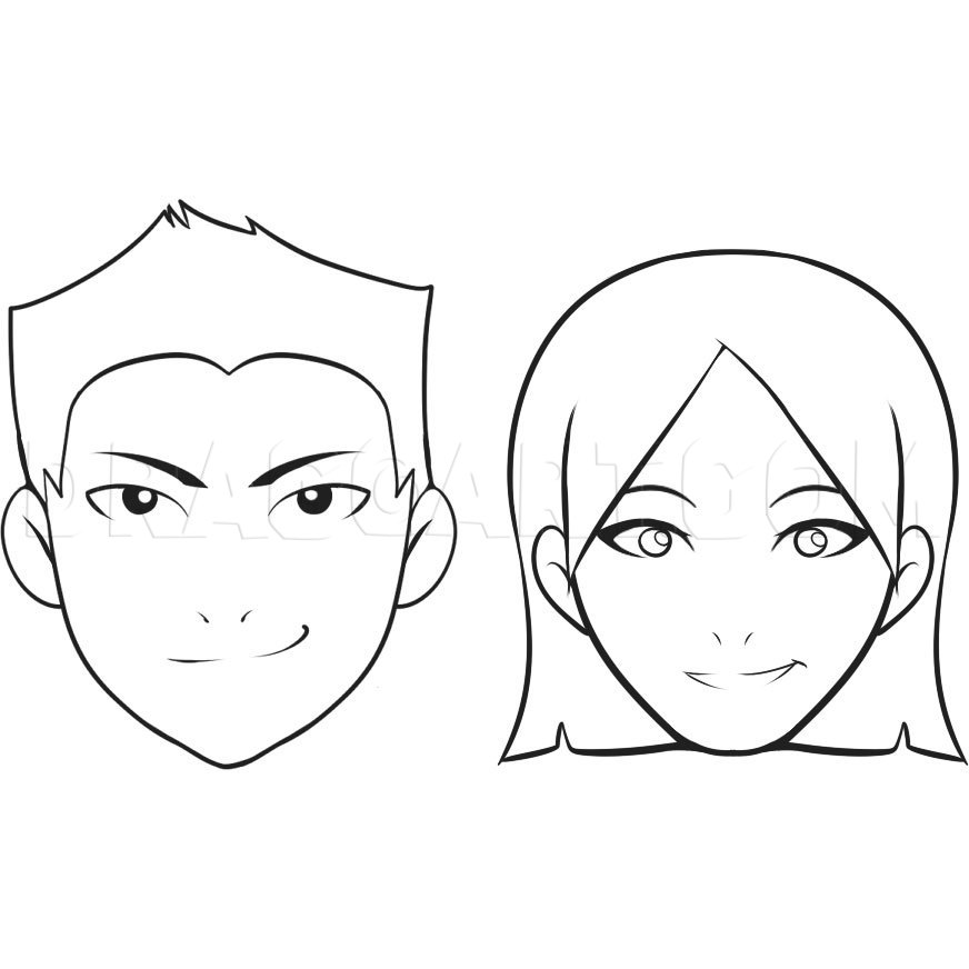 How To Draw A Face For Kids Drawing Step By Step By Dawn DragoArt How To Draw A Face For Kids Drawing Step By Step By Dawn DragoArt
