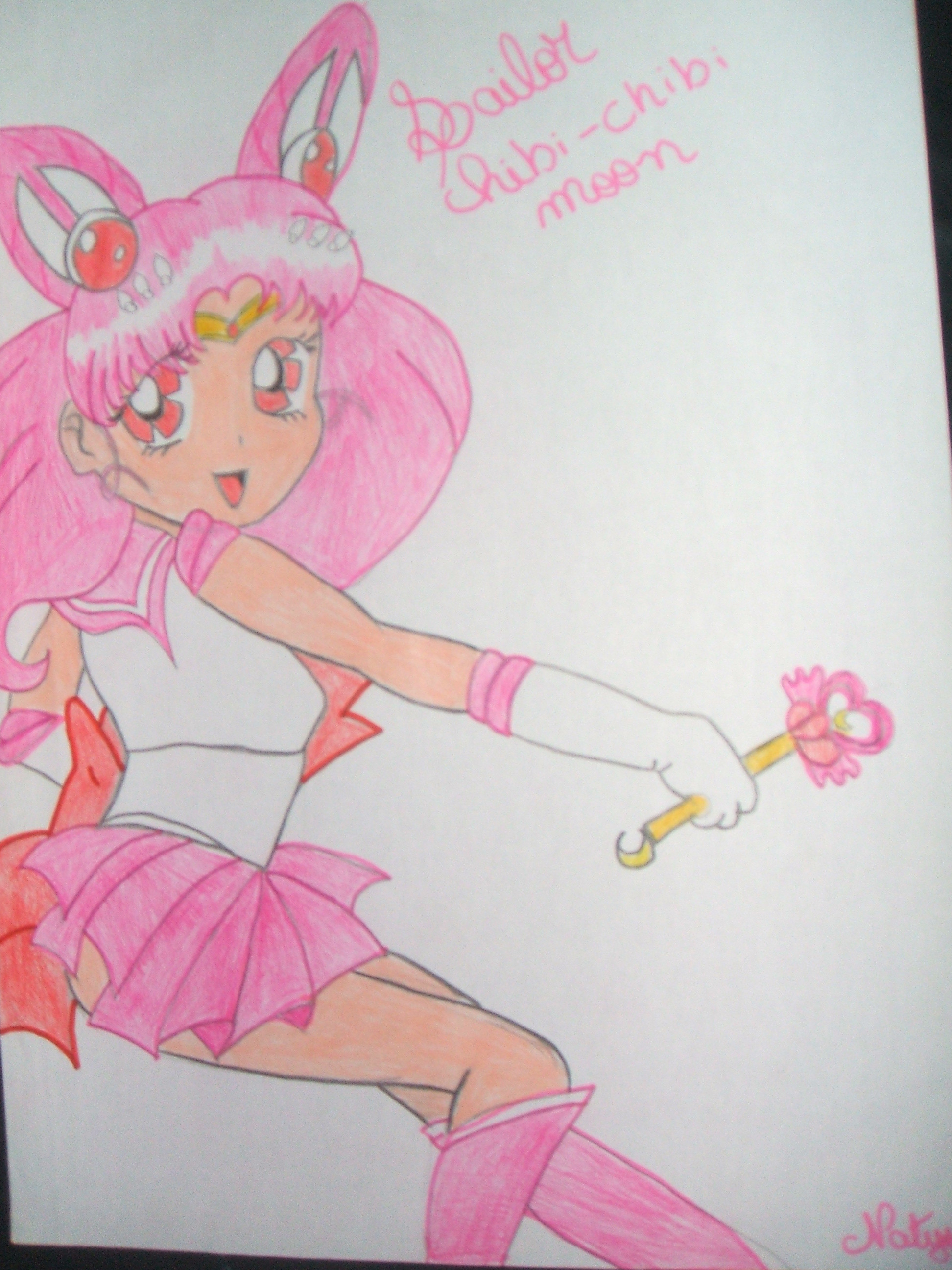 Sailor Chibi Moon Drawing by Lunny - DragoArt