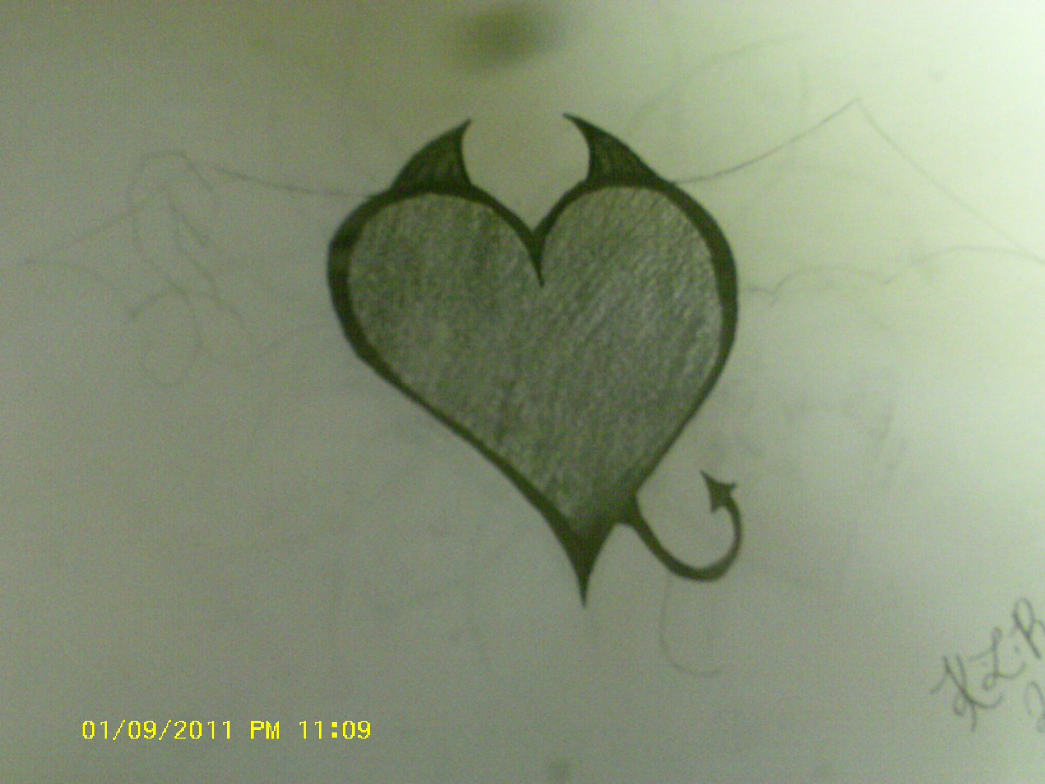 Devil Heart Tattoo Drawing by TeamAlexander - DragoArt