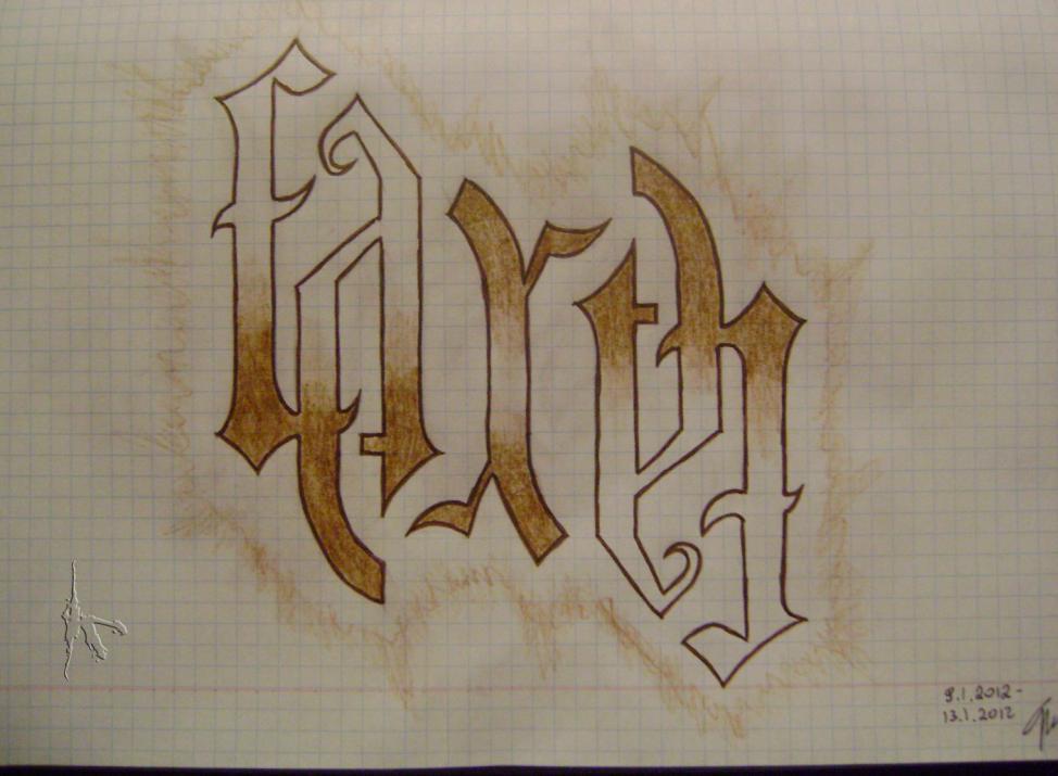 Earth Ambigram Drawing by Ildar - DragoArt