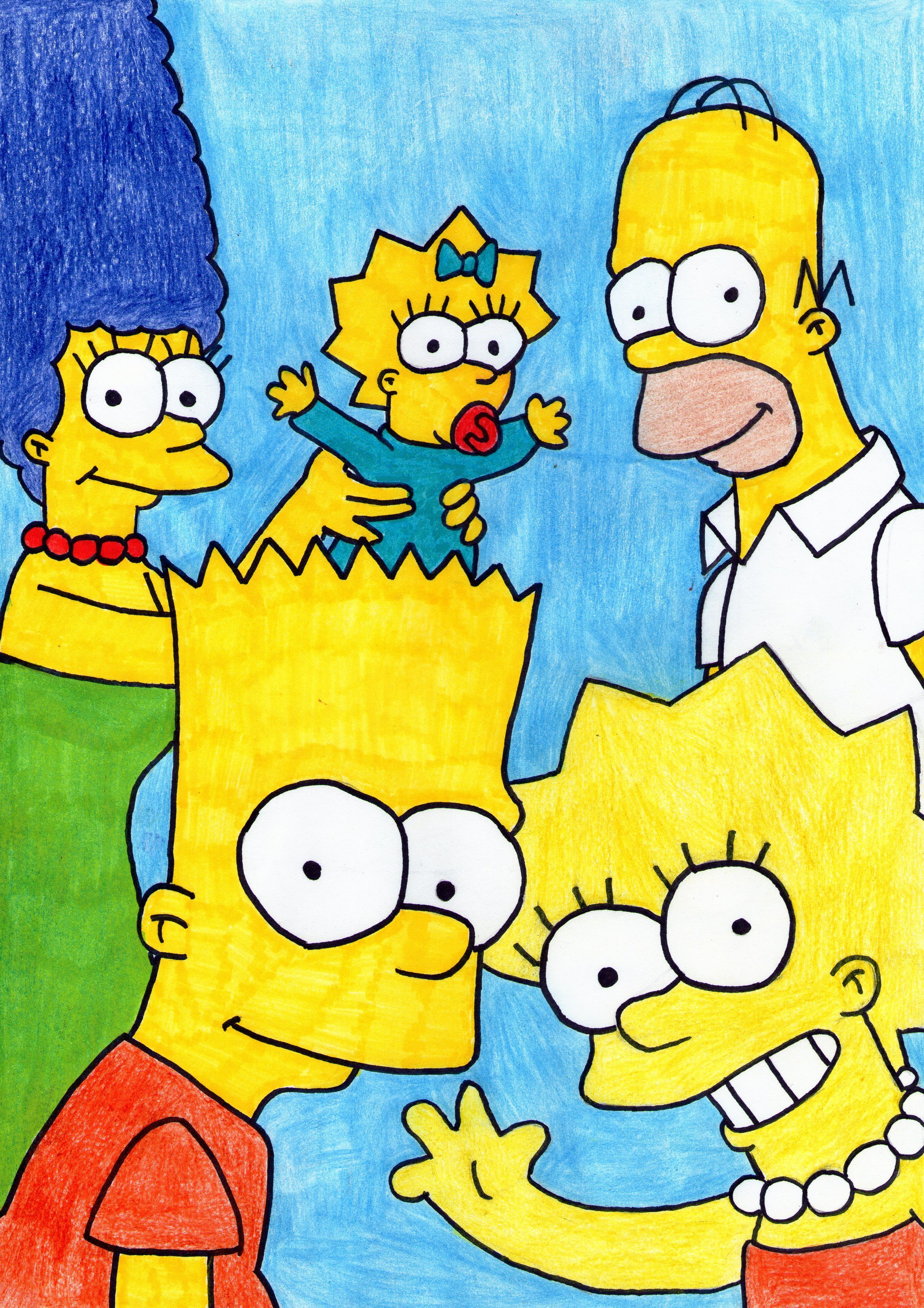 The Simpsons Drawing by pearse - DragoArt