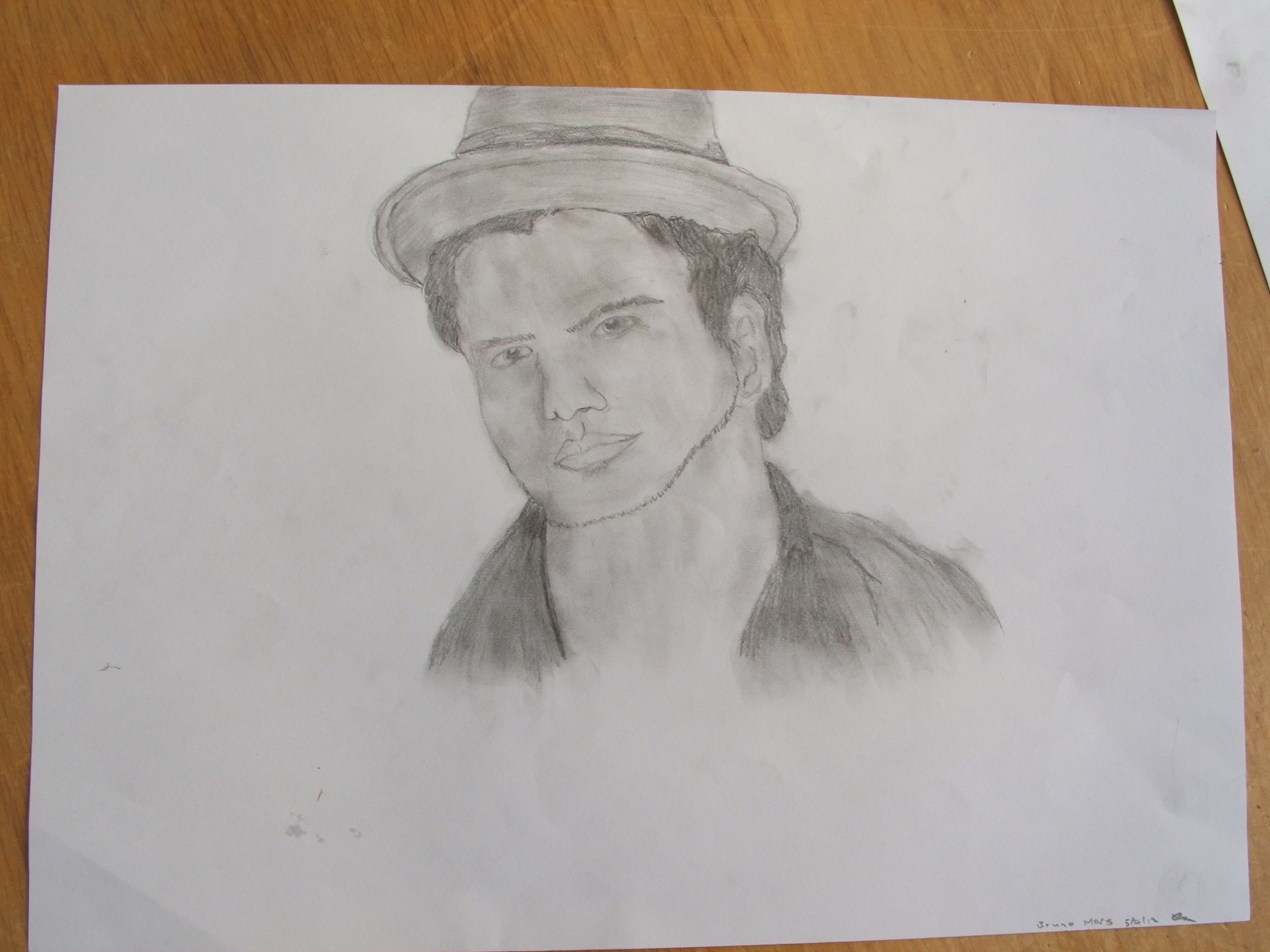 Bruno Mars Drawing by jbart - DragoArt