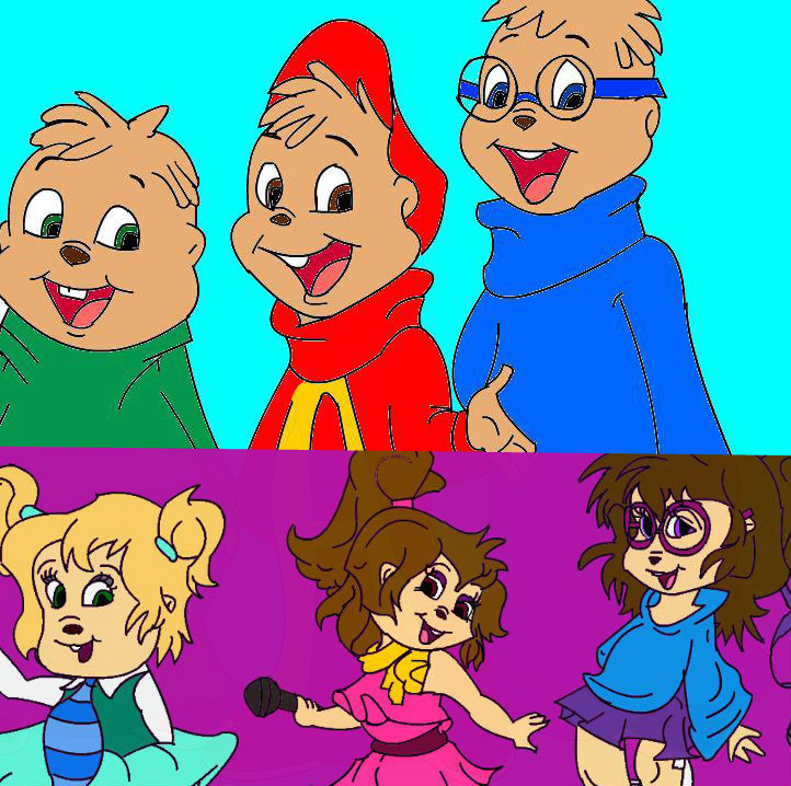 Chipmunks And The Chipettes Drawing by Blondieee721 - DragoArt