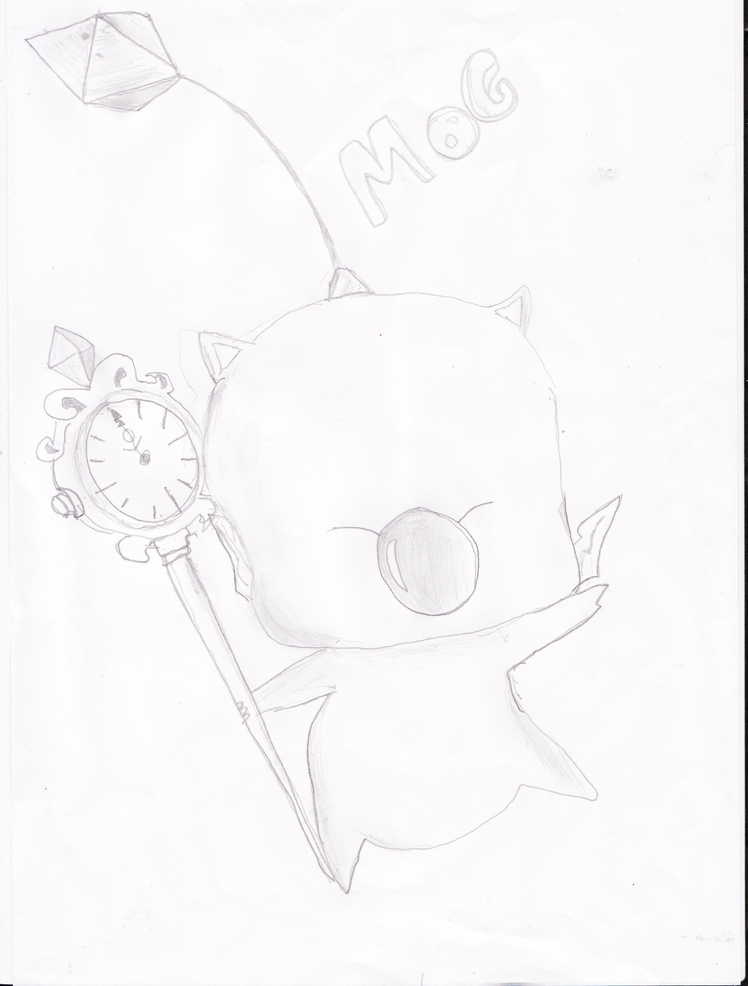 Mog Final Fantasy Drawing by jazzybaz1 - DragoArt