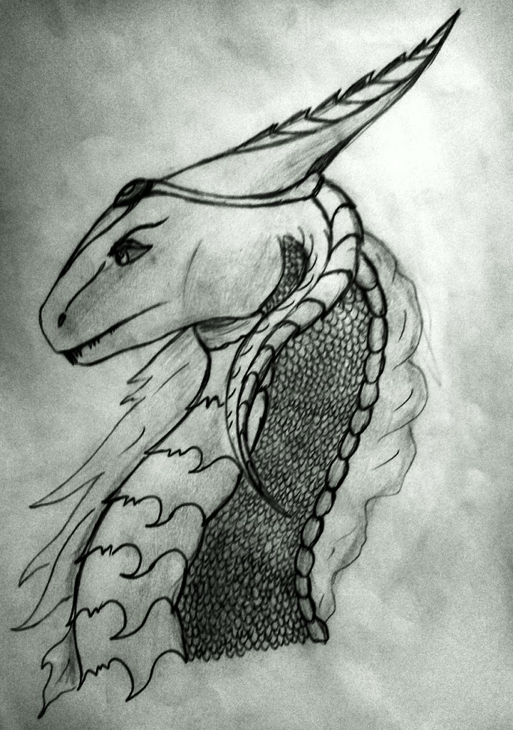 Lady Dragon Drawing by Cmilodonka - DragoArt