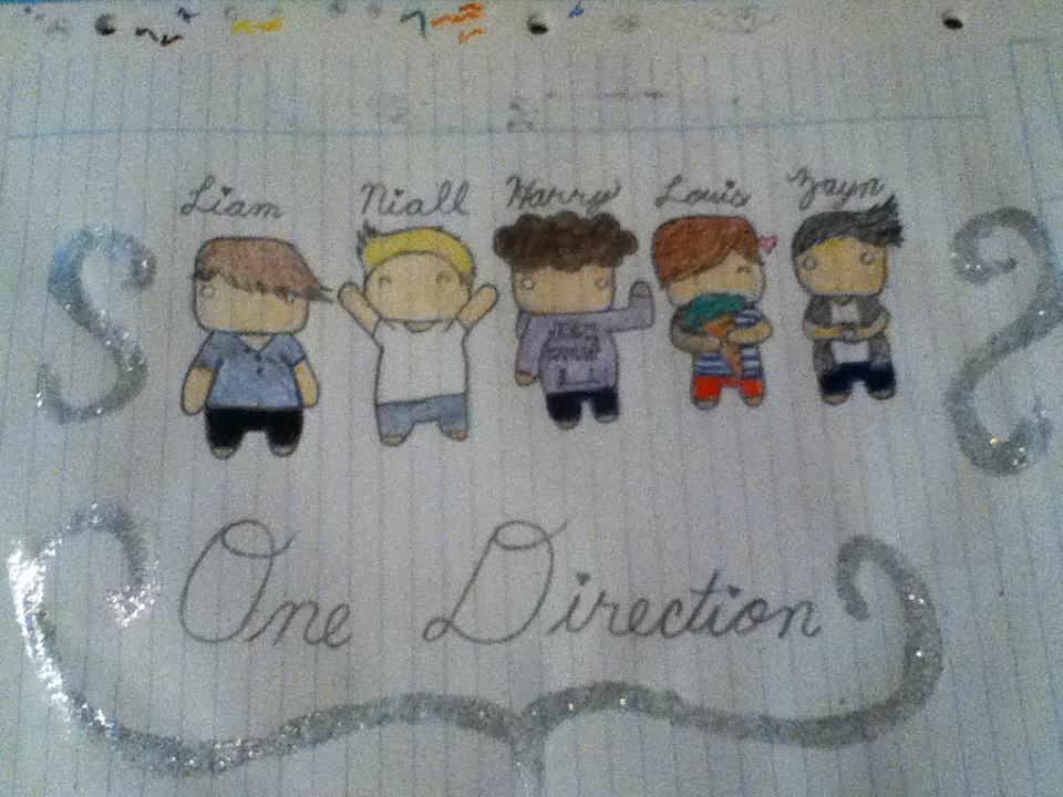 One Direction Chibis Drawing by FaithEvermore - DragoArt