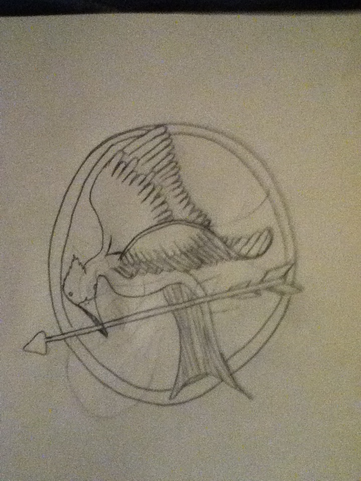 Hunger Games Symbol Drawing by Awesomeartist1199 - DragoArt