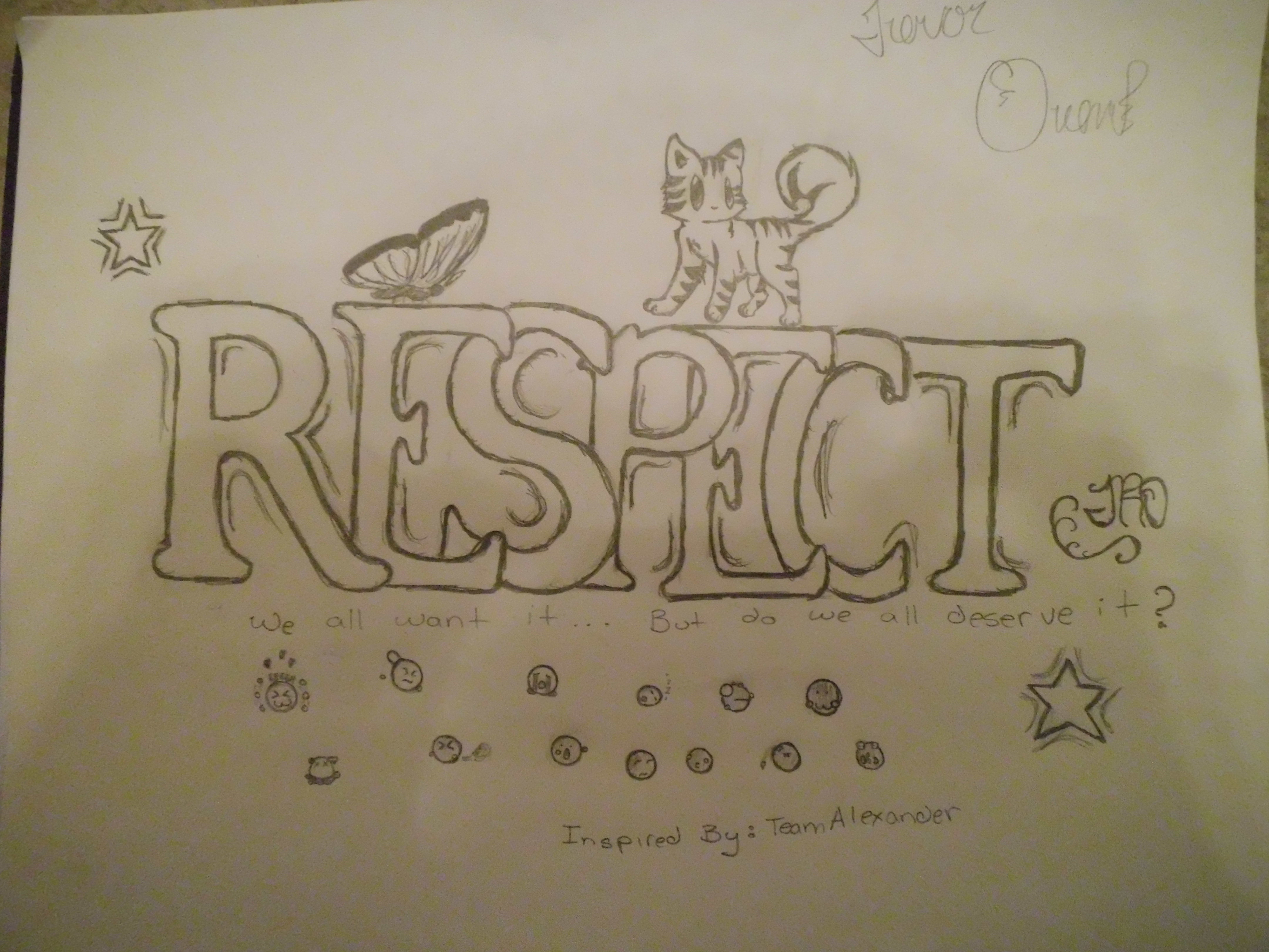 Respect Drawing by TKO123 - DragoArt