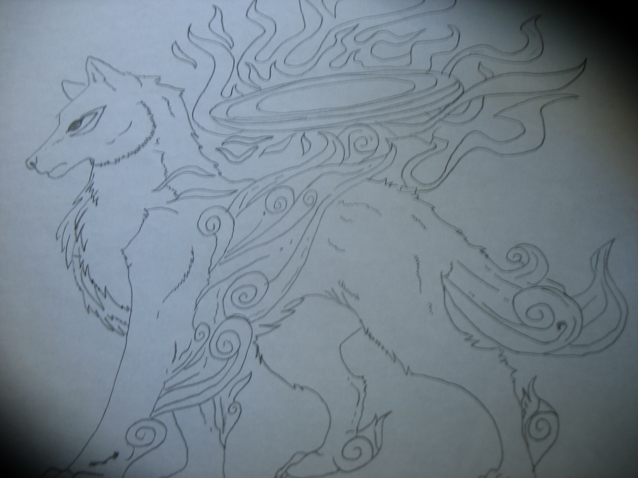 Okami Drawing by MagicBunny - DragoArt