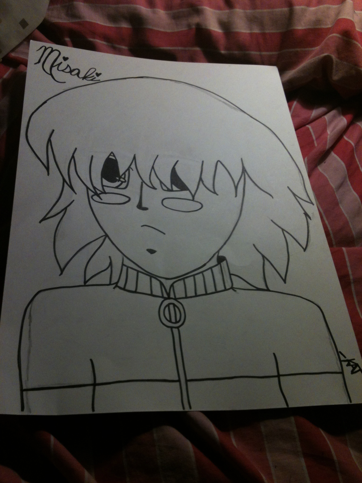 Misaki Drawing by WhiteWolf63 - DragoArt