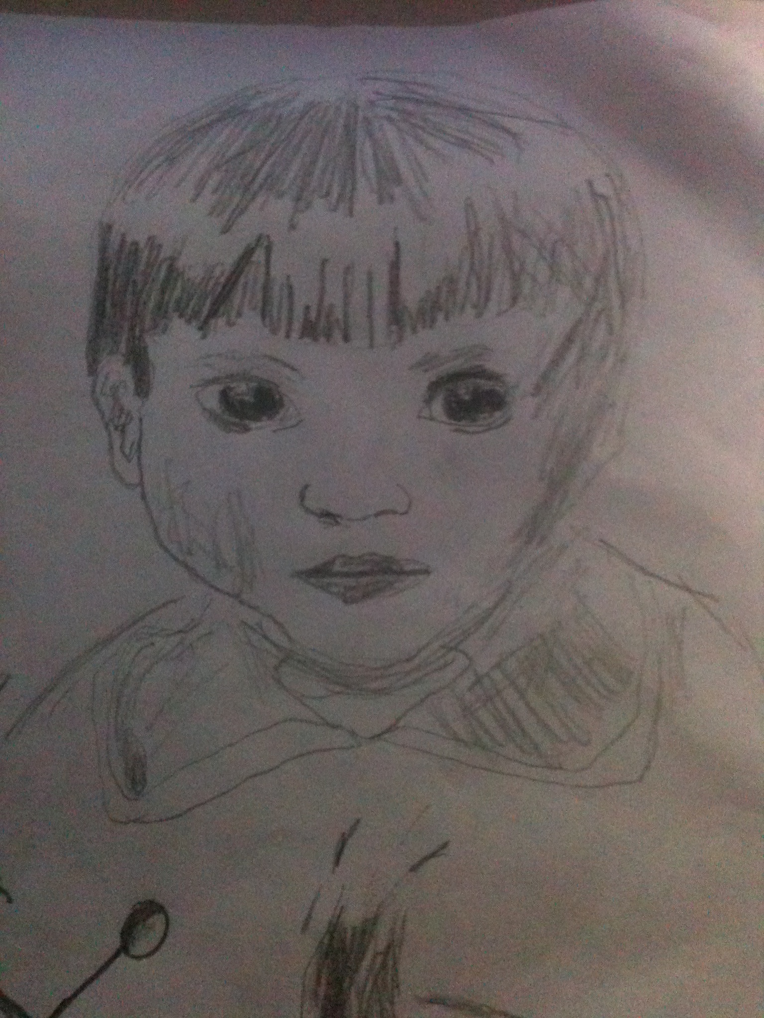 Possessed Child Drawing by retrokevin - DragoArt