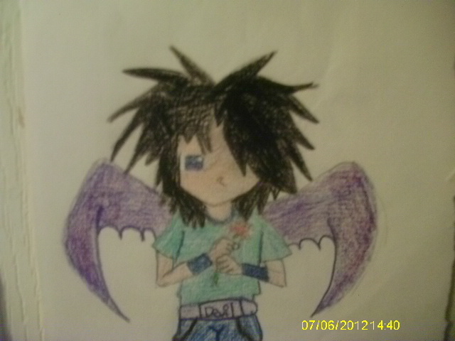 Emo Angel Drawing by Silver_Wolf - DragoArt