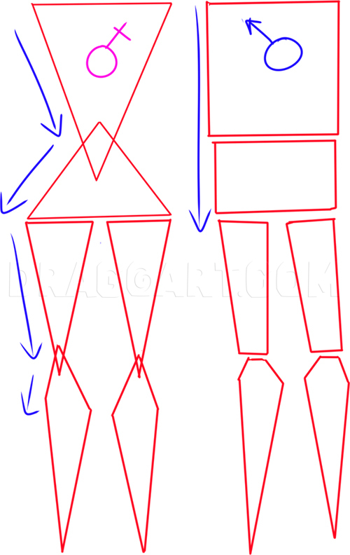 How To Draw A Female Body Step By Step Drawing Guide By Ghostiy