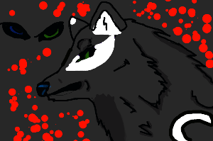 Wolf Art Work Drawing by Pyrothewolf - DragoArt